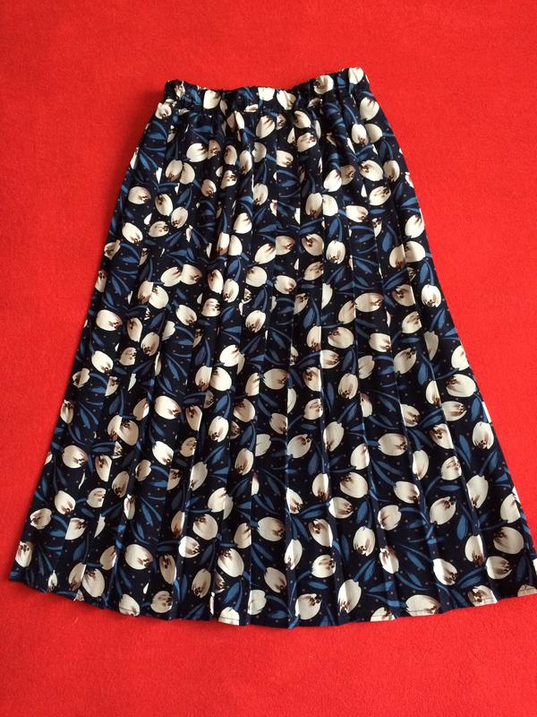 Винтажная юбка в цветы юбка — цена 250 грн в каталоге Длинные юбки Купить женские вещи по