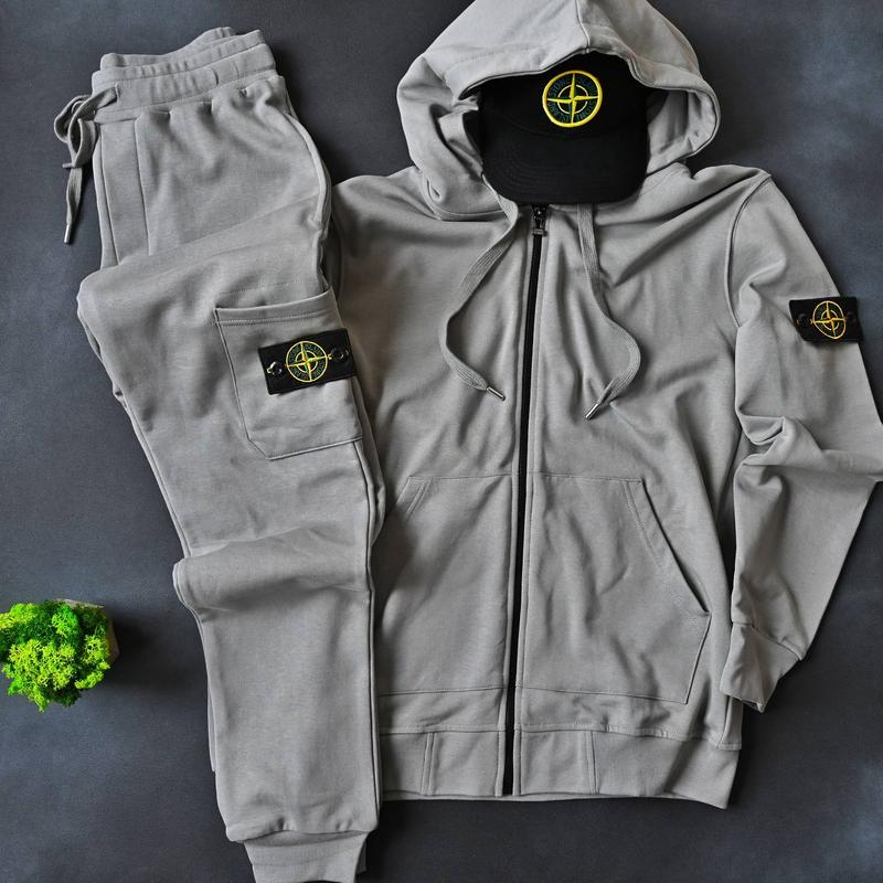 Брендовый мужской костюм стон айленд/качественный костюм stone island ...