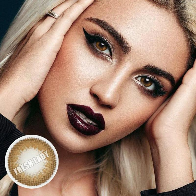 Линзы цветные карие mocca colored подходят для светлых глаз цветные ...