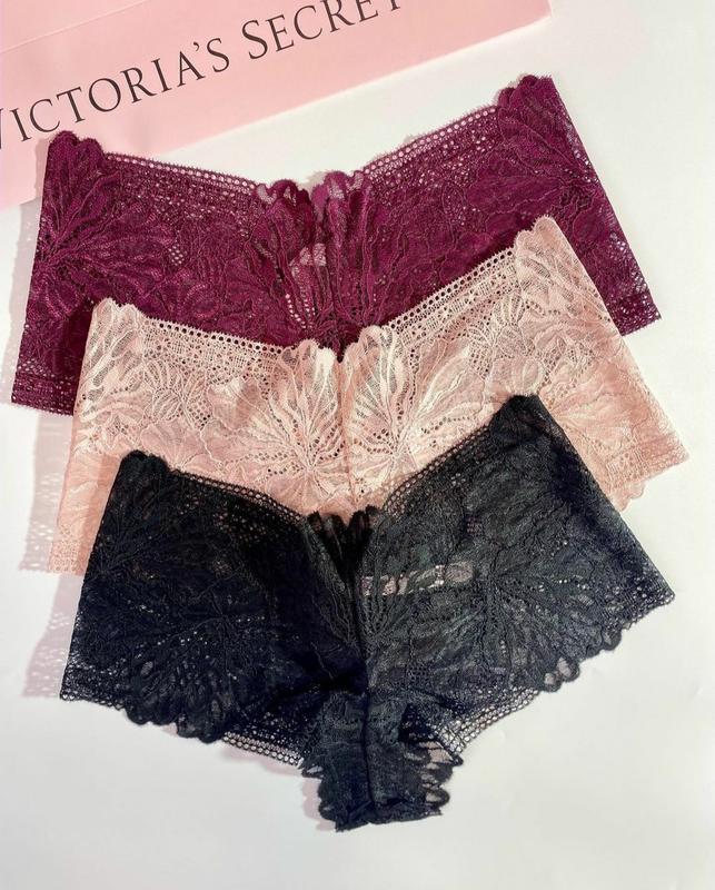 Набор кружевных трусиков виктория сикрет victoria's secret оригинал ...