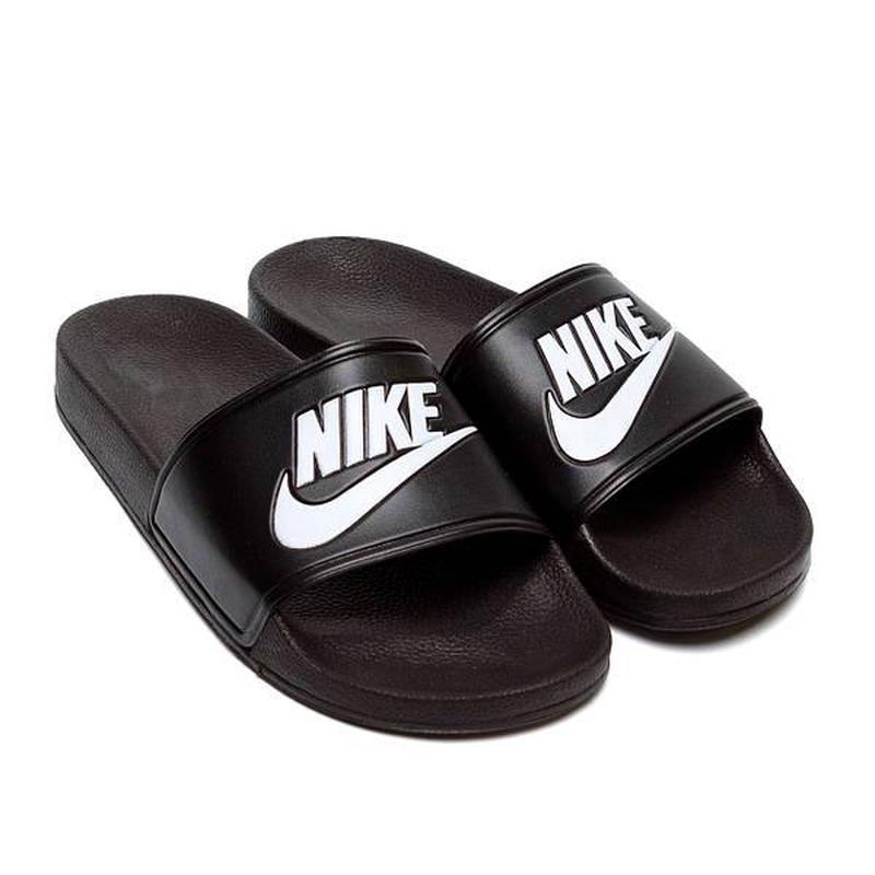 Мужские летние шлепанцы nike black — цена 1170 грн в каталоге Шлепанцы ...