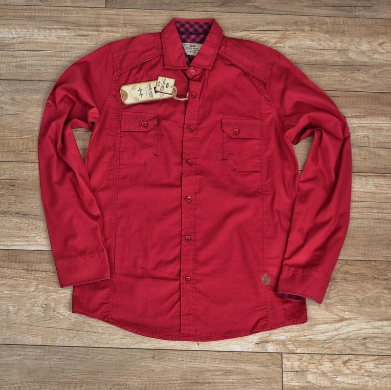 Акция, moda arpol, качественная турецкая мужская рубашка с карманами ...