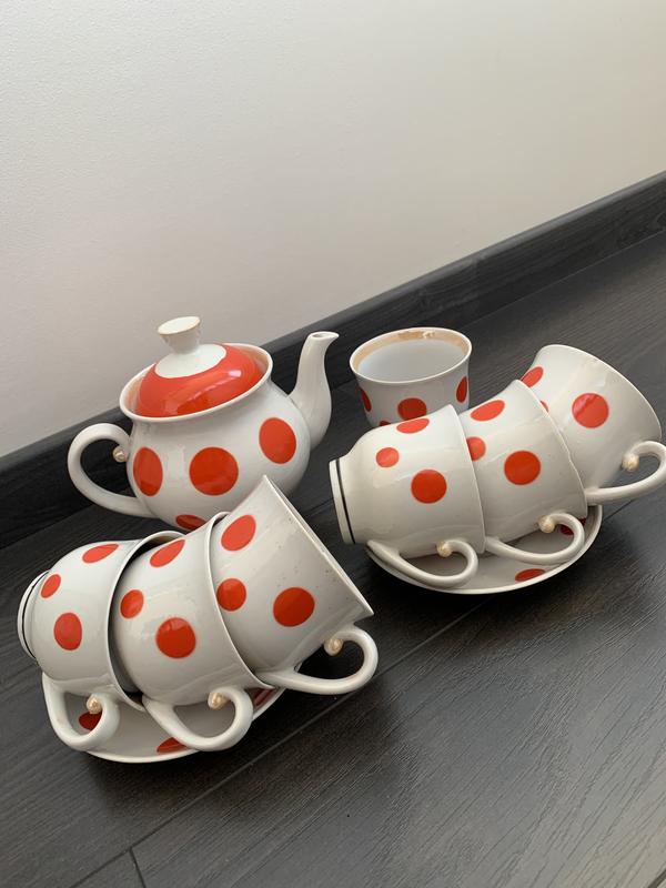 Набор чайний довбиш порцеляна — ціна 350 грн у каталозі Чайні сервізи Купити товари для дому
