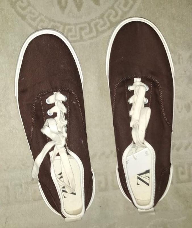 Нові джинсові жіночі кеди зара оригінал розмір 38 — ціна 999 грн у каталозі Кеди Купити жіночі