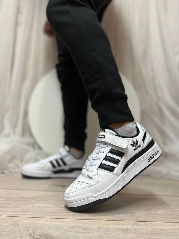 Кроссовки кожанные adidas белые — цена 1850 грн в каталоге Кроссовки ...
