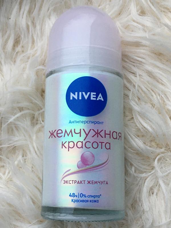 Дезодорант антиперспирант шариковый nivea жемчужная красота защита 48h ...