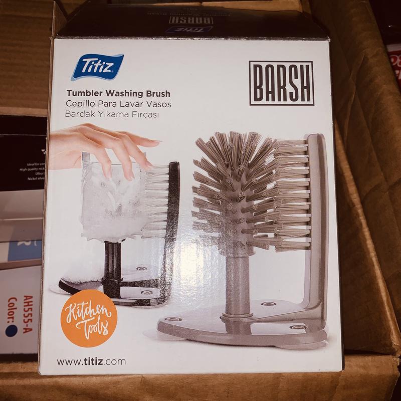 Щітка для миття склянок і келихів із присоском — ціна 193 грн у каталозі Губки кухонні Купити