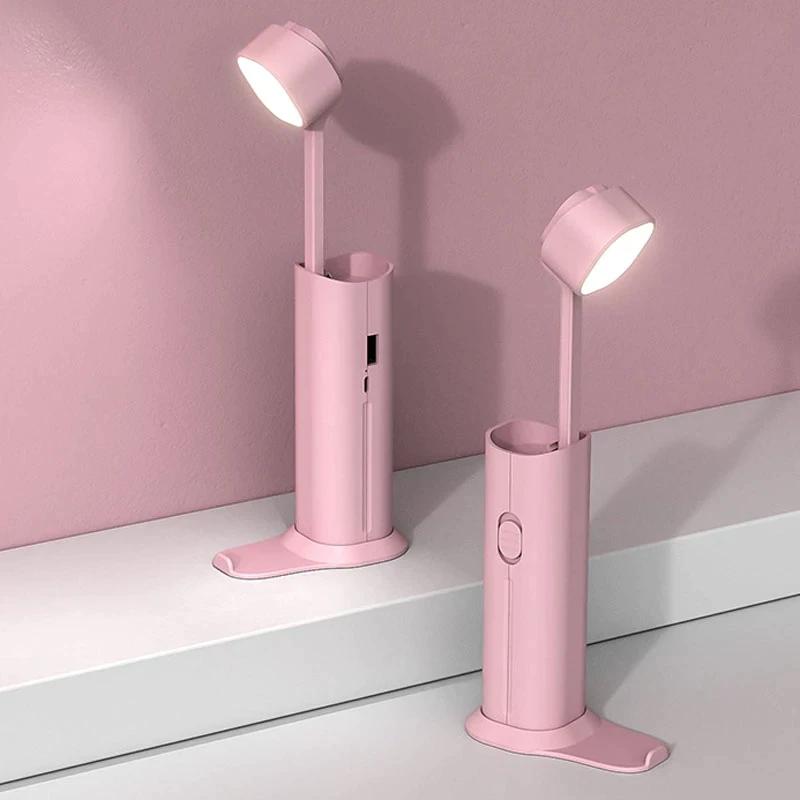Лампа настольная led на аккумуляторе ,розовая настольная лампа ...
