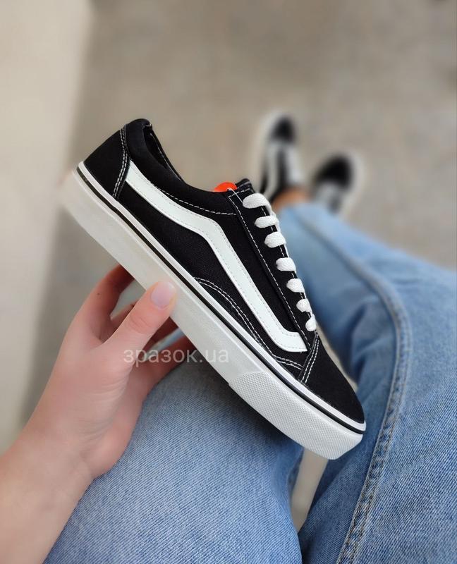 Черные ванс кроссовки кеды слипоны в стиле vans — цена 770 грн в ...