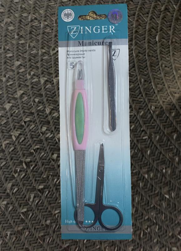 Набор маникюрных инструментов zinger manicure — цена 120 грн в каталоге ...