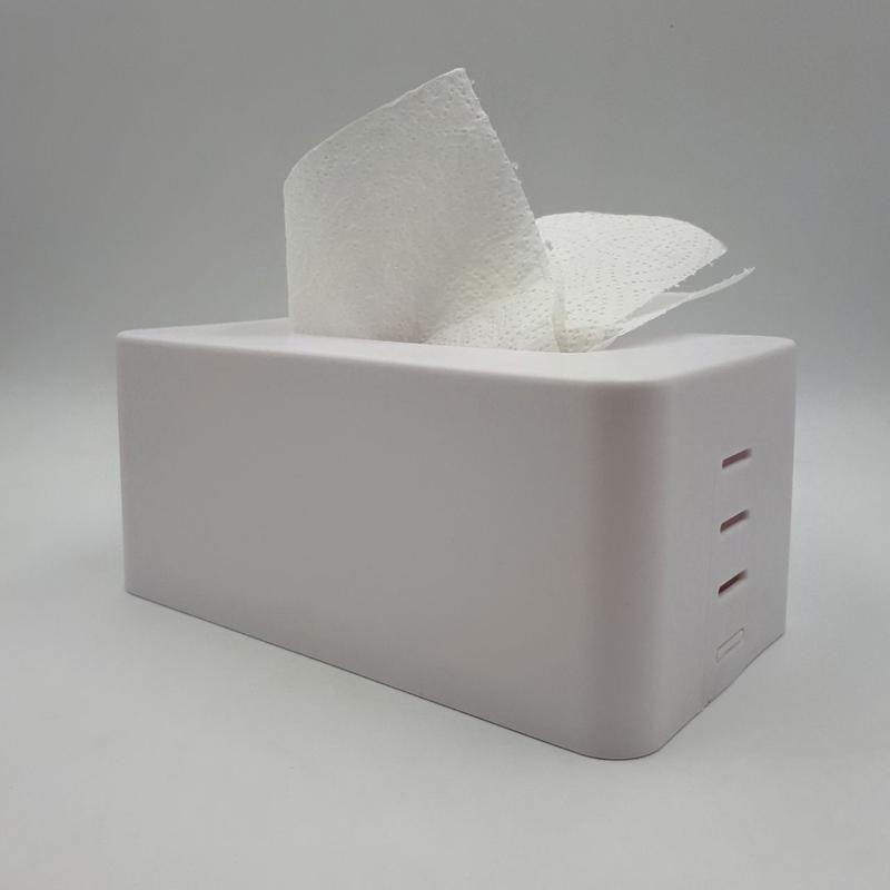 Диспенсер для паперових рушників підставка ємність для серветок бокс Zz та V складення