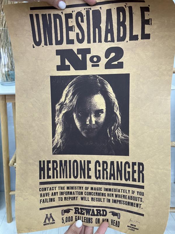 Плакат постер газетная вырезка гермиона гарри поттер — ціна 150 грн у каталозі Картини