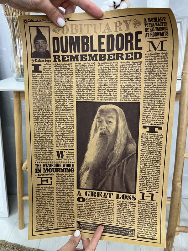 Плакат постер дамблдор гарри поттер — ціна 150 грн у каталозі Картини Купити товари для дому