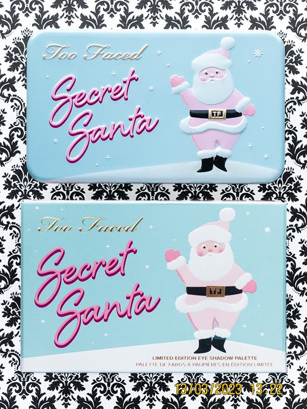 Лимитированная палетка теней too faced secret santa smells like ...