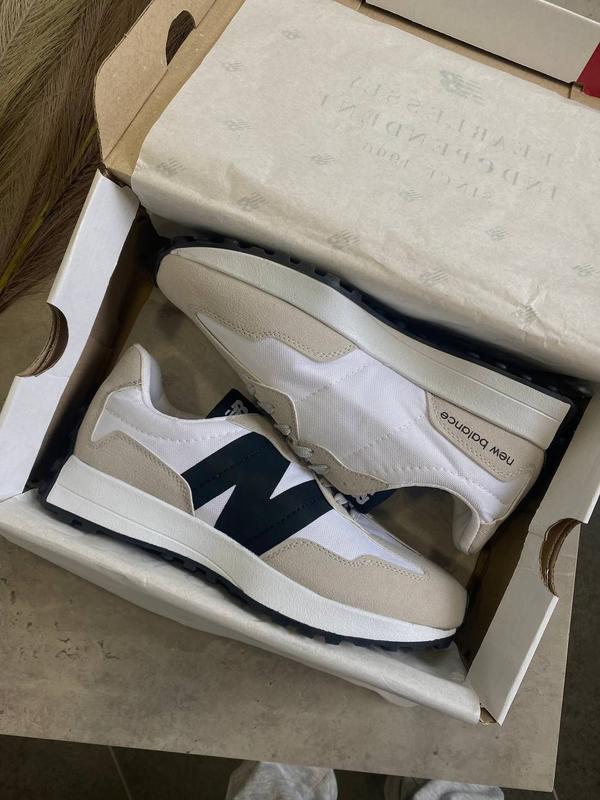 Кроссовки new balance 327 white black grey a+ — цена 1790 грн в ...