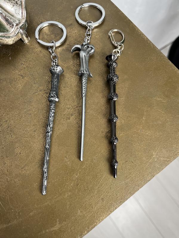 Брелок металлический волшебная палочка гарри поттер бузинная дамблдор волан де морт хогвартс