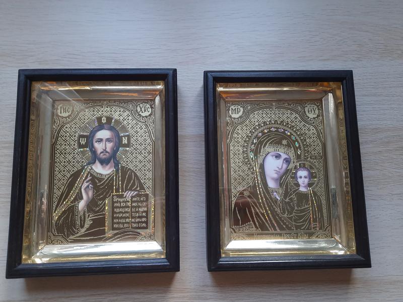 Иконы парные золотые — цена 699 грн в каталоге Иконы Купить товары для дома и быта по доступной