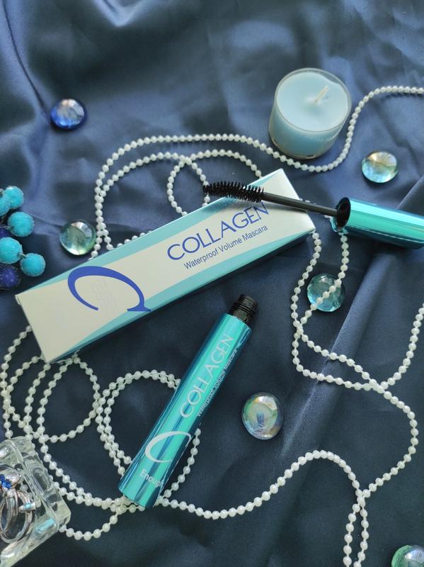 Водостійка туш для вій enough collagen waterproof volume mascara з ...