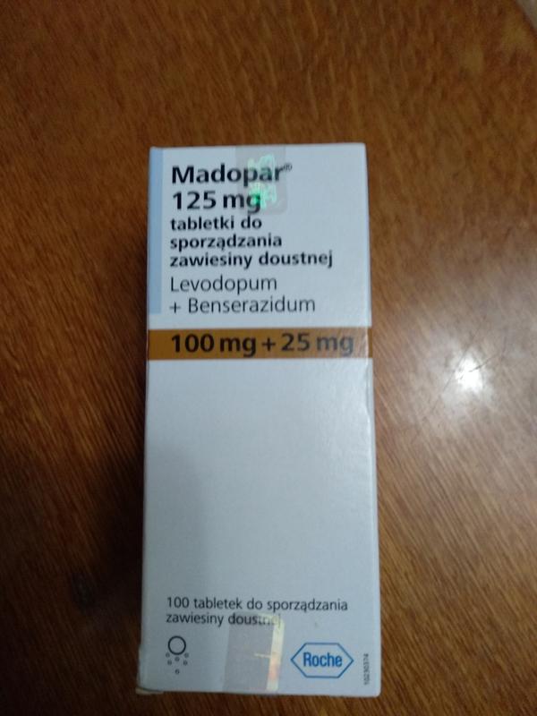Madopar 100mg+25mg — цена 1000 грн в каталоге Биологически активные ...
