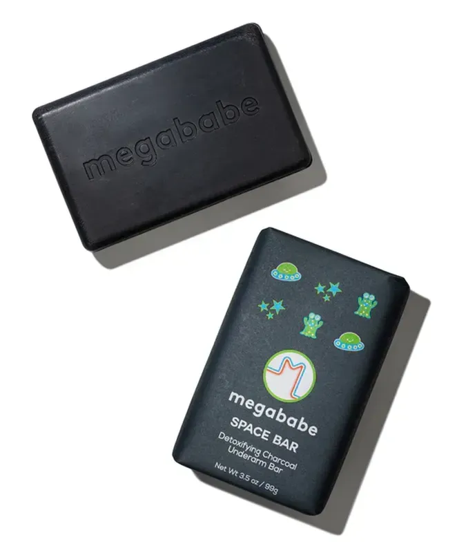 Megababe space bar detoxifying charcoal underarm bar мыло для подмышек ...