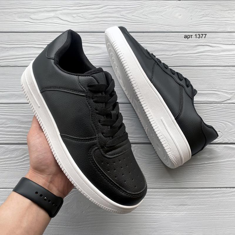 Кроссовки мужские весна force black white 39-40 кросівки чоловічі ...