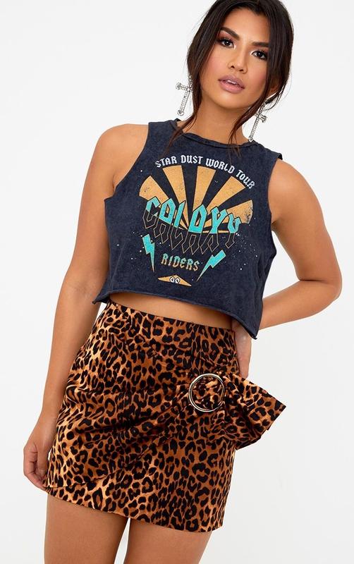 Топ с принтом кроп топик с надписью тай дай грандж стиль — цена 80 грн ...