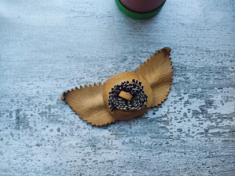 Шкіряна квітка для декору — ціна 5 грн у каталозі Штучні квіти Купити товари для дому та побуту