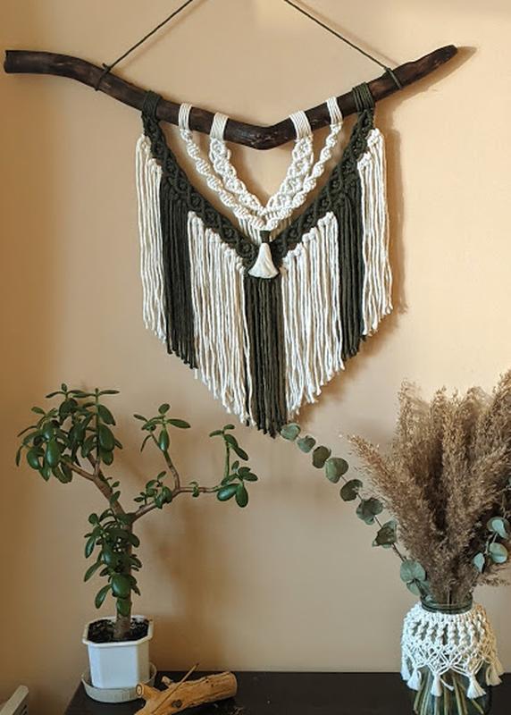 Панно макраме на стіну — ціна 1050 грн у каталозі Панно Купити товари для дому та побуту за