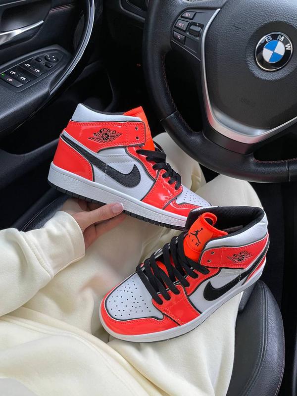 Кроссовки nike air jordan 1 retro turf orange — цена 1599 грн в ...