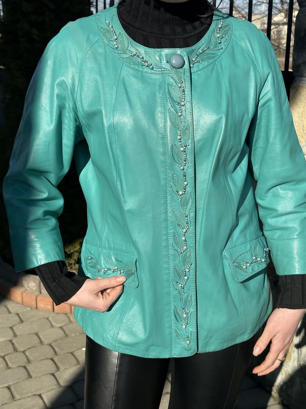 Женская кожаная курточка — цена 850 грн в каталоге Куртки Купить женские вещи по доступной цене