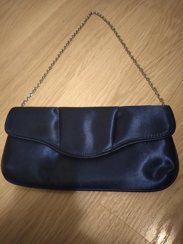 Сумка синяя небольшого размера — цена 278 грн в каталоге Клатчи Купить аксессуары по доступной