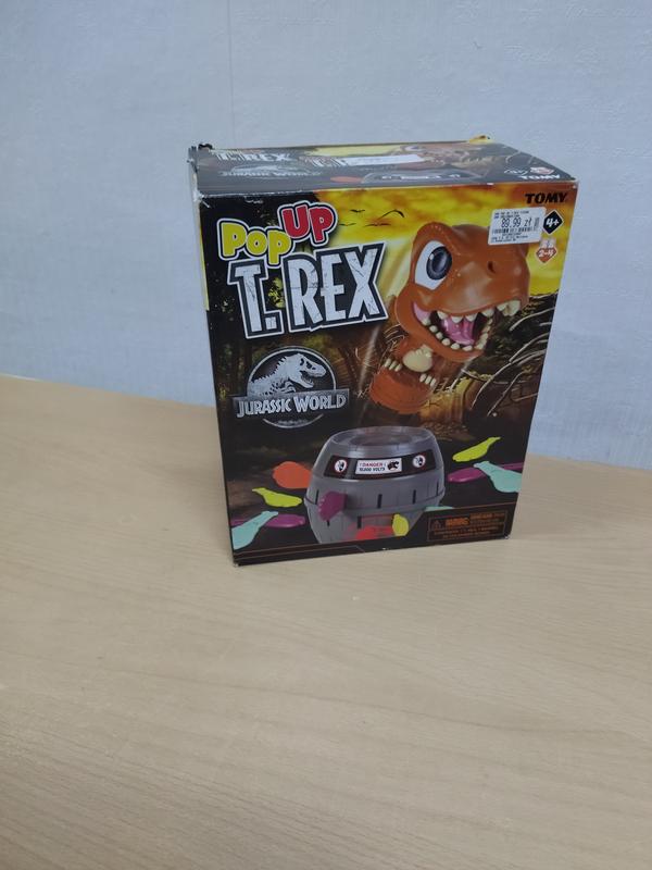 Tomy jurassic world pop up t-rex dinosaur game для детей — цена 220 грн ...