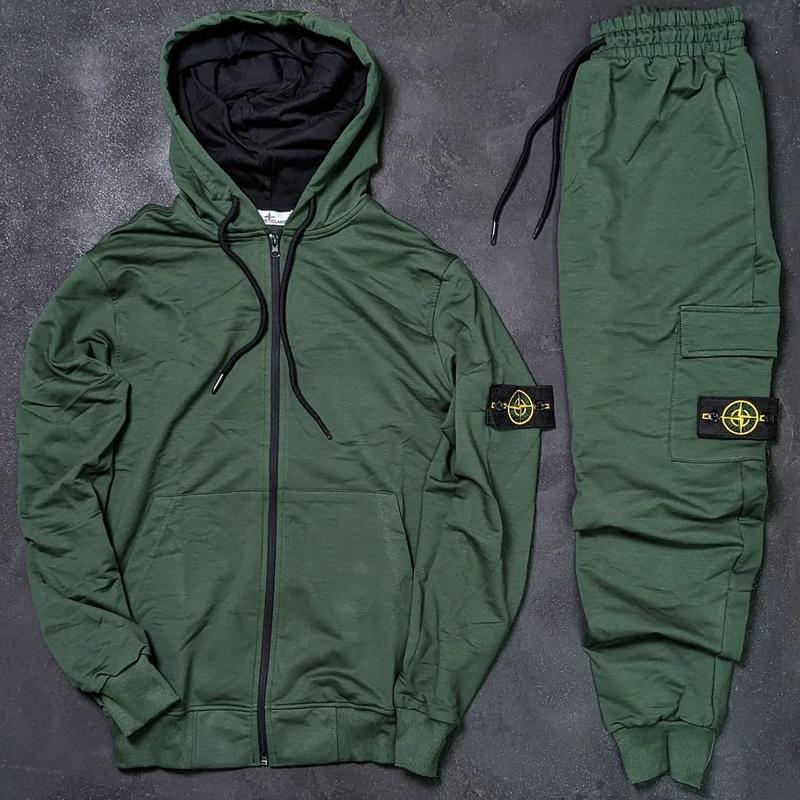 Брендовый мужской костюм стон айленд/качественный костюм stone island в ...