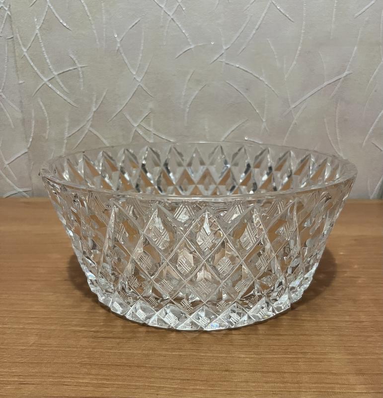 Кришталева ваза фруктівниця — ціна 400 грн у каталозі Фруктовниці Купити товари для дому та