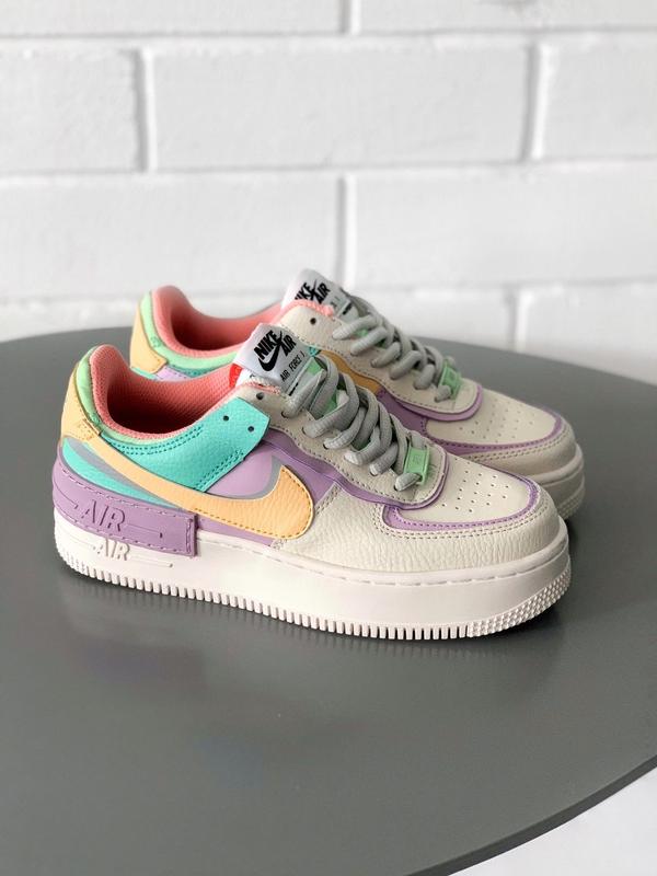 Женские кроссовки nike air force 1 shadow multicolor — цена 1945 грн в ...