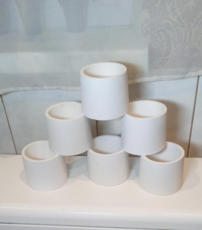 Кашпо із гіпсу ціна 1шт 30грн мінімальне замовлення від 100грн — ціна 30 грн у каталозі Кашпо