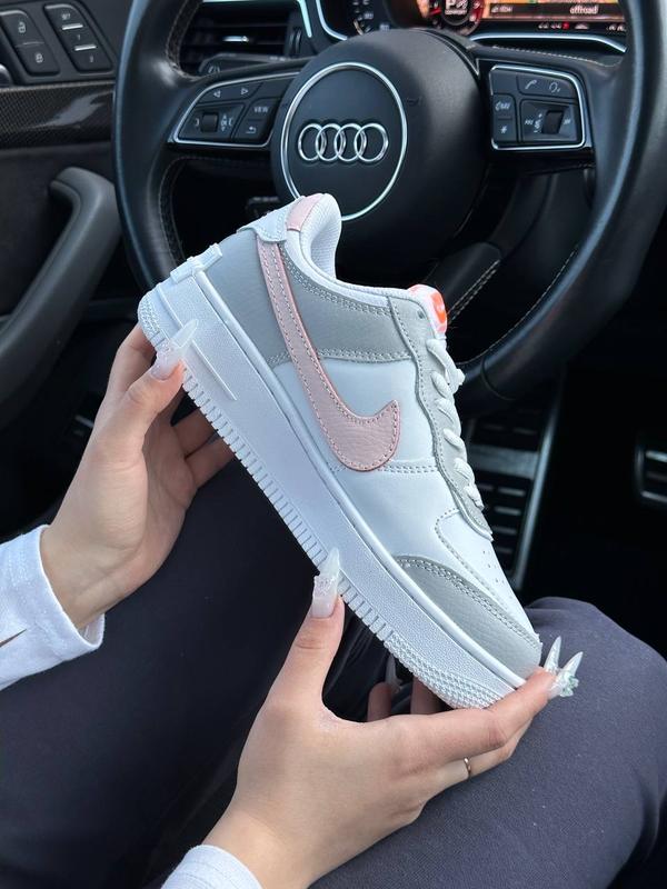 Женские кроссовки nike air force 1 shadow white grey pink — цена 2000 ...