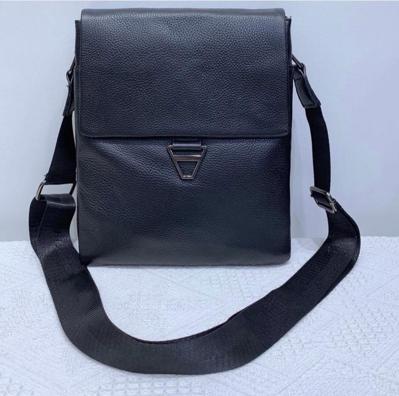 Мужская кожаная сумка большого размера — цена 1650 грн в каталоге Сумки Купить аксессуары по