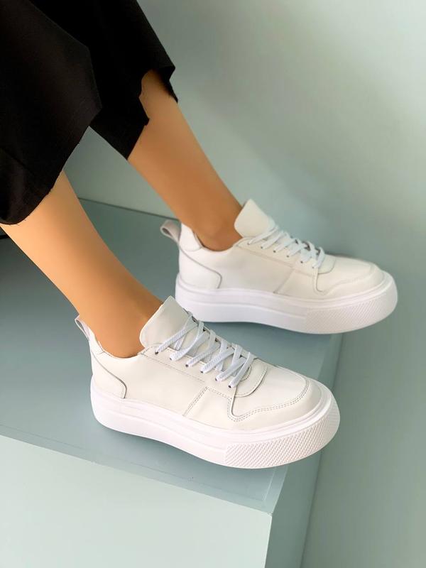 Кеды кожа — цена 1990 грн в каталоге Кеды Купить женские вещи по доступной цене на Шафе