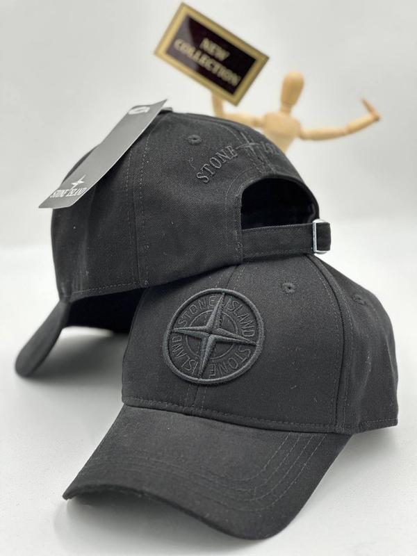 Черная кепка stone island ⁇ брендовые бейсболки кепки стон айленд ...