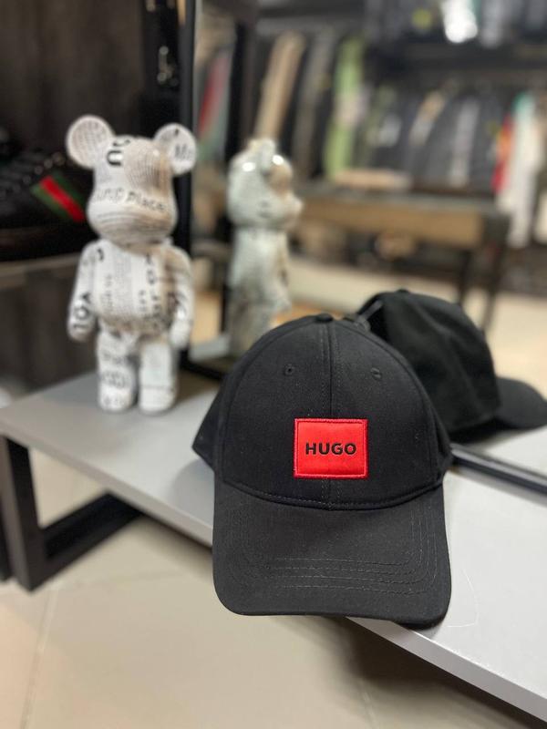 Мужская кепка hugo boss черная ⁇ брендовые бейсболки хуго босс — цена ...