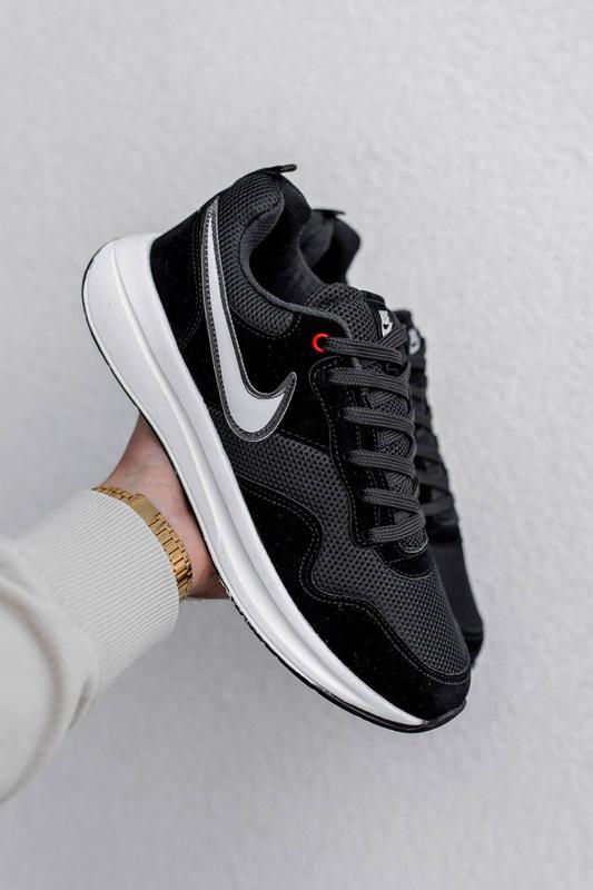 Мужские черные кроссовки nike демисезонные найк весенние — цена 1600 ...