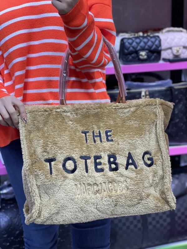 Сумка жіноча еко хутро, сумка в стилі the tote bag marc марк якобс ...