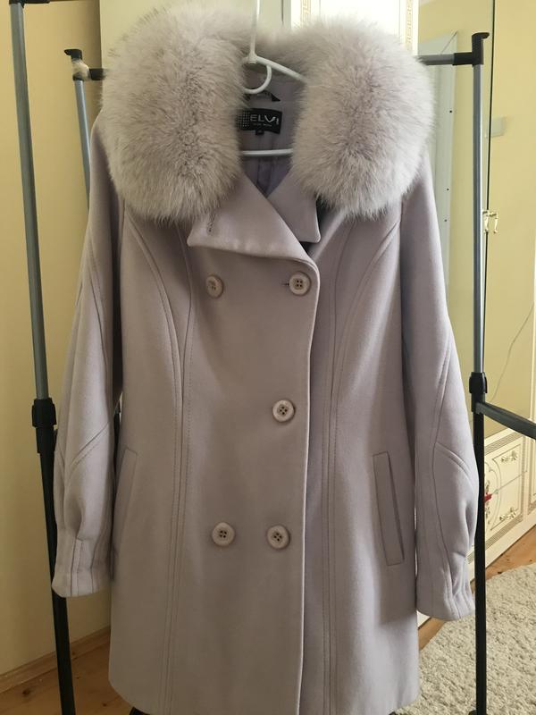 Кашемірове пальто з хутром — ціна 1800 грн у каталозі Пальто Купити жіночі речі за доступною