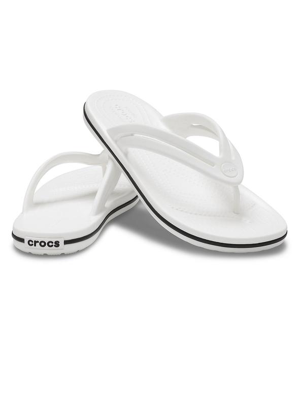 Крокс крокбэнд флип вьетнамки белые crocs crocband flip flop white ...