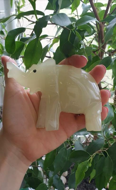 Слон из натурального оникса — цена 290 грн в каталоге Статуэтки Купить товары для дома и быта по