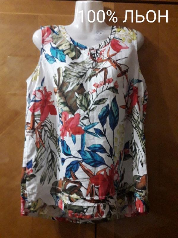 Брендова 100 льон красива блузка рm від Cecil — ціна 150 грн у каталозі Блузи Купити жіночі