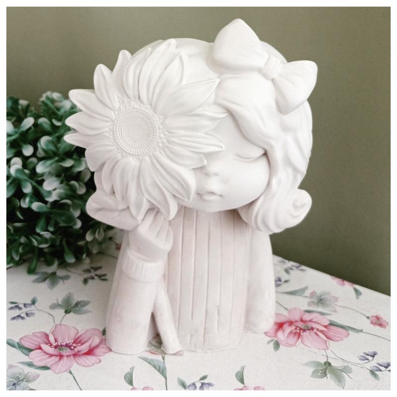 Дівчинка кашпо під розпис 16 см — ціна 140 грн у каталозі Кашпо Купити товари для дому та побуту