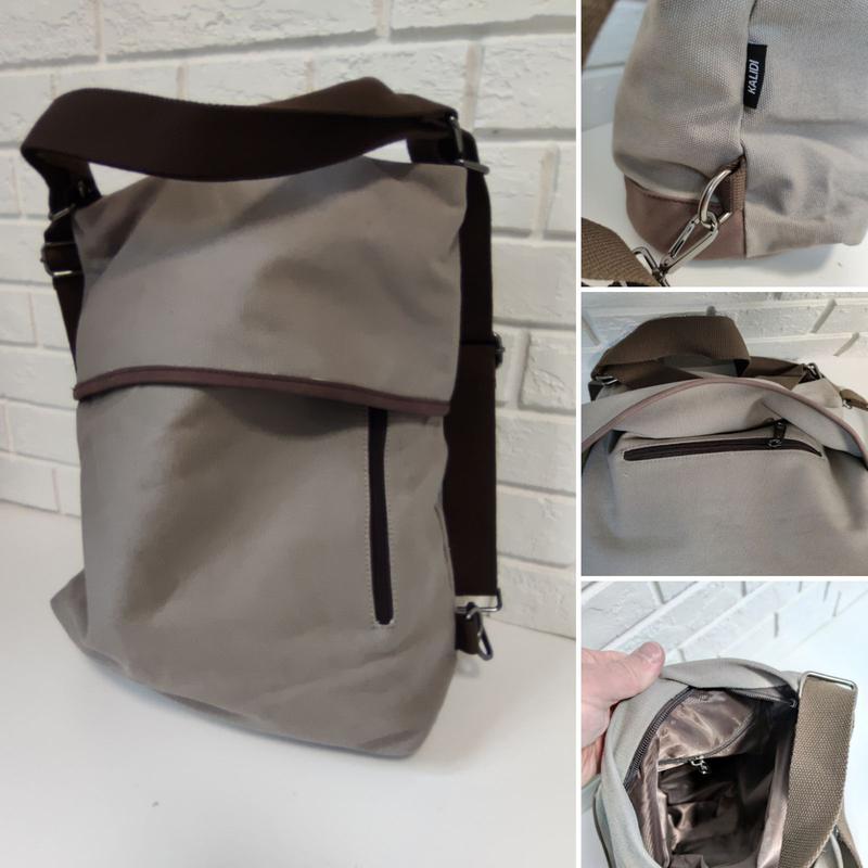 Kalidi жіноча парусинова сумка на плече — ціна 600 грн у каталозі Рюкзаки Купити аксесуари за