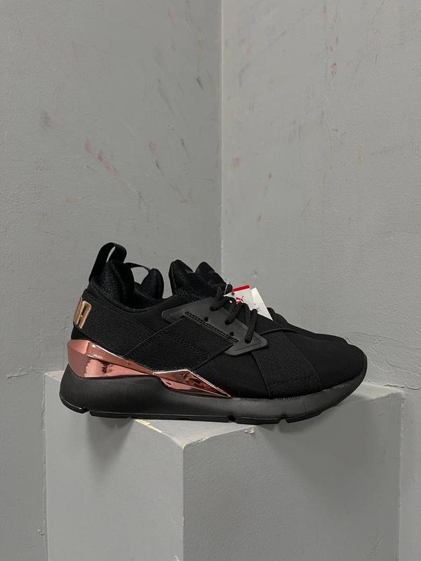 Женские кроссовки puma muse metal «black gold’ / smb — цена 2380 грн в ...